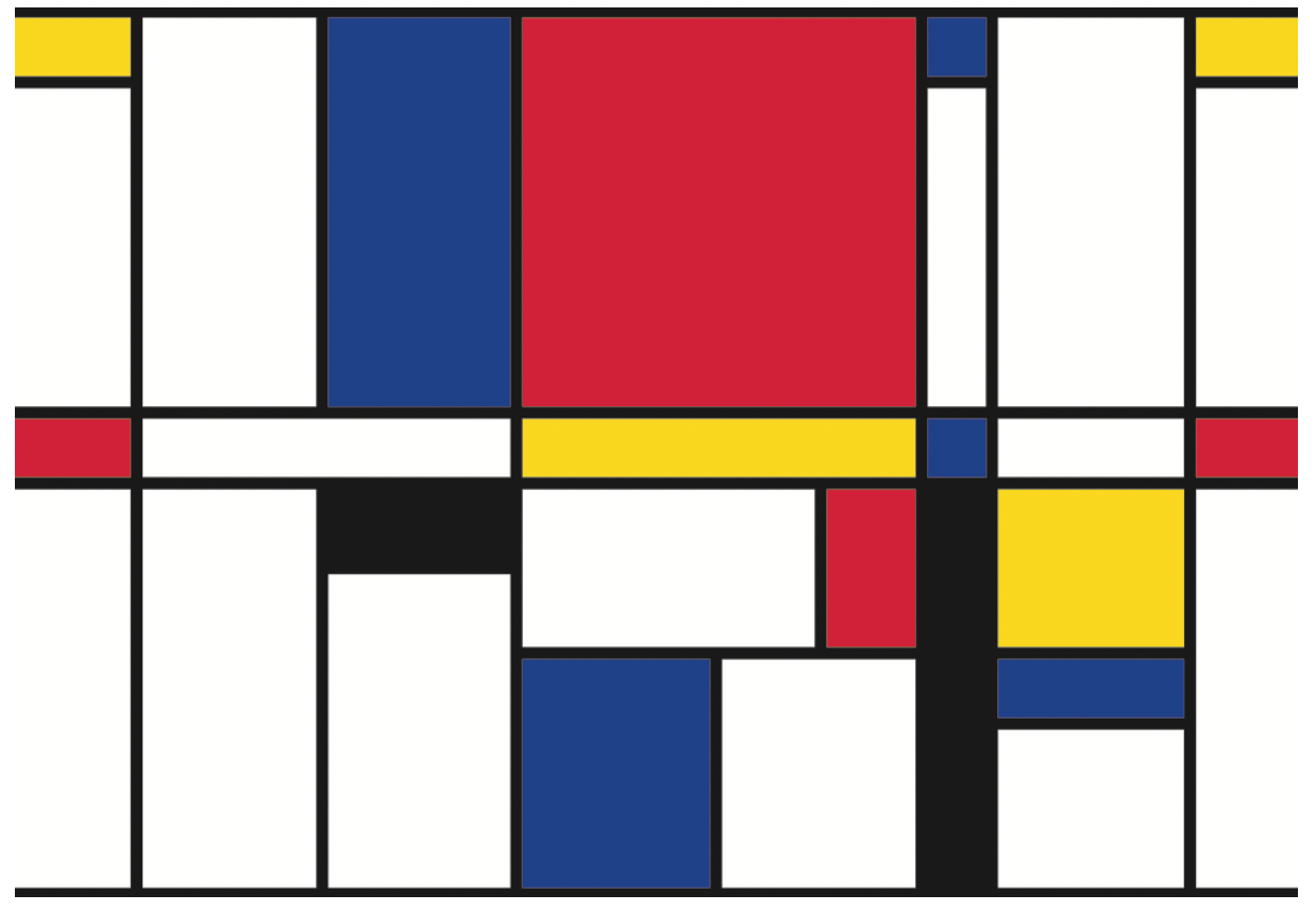 蒙德里安的風格主義色票-捷可印